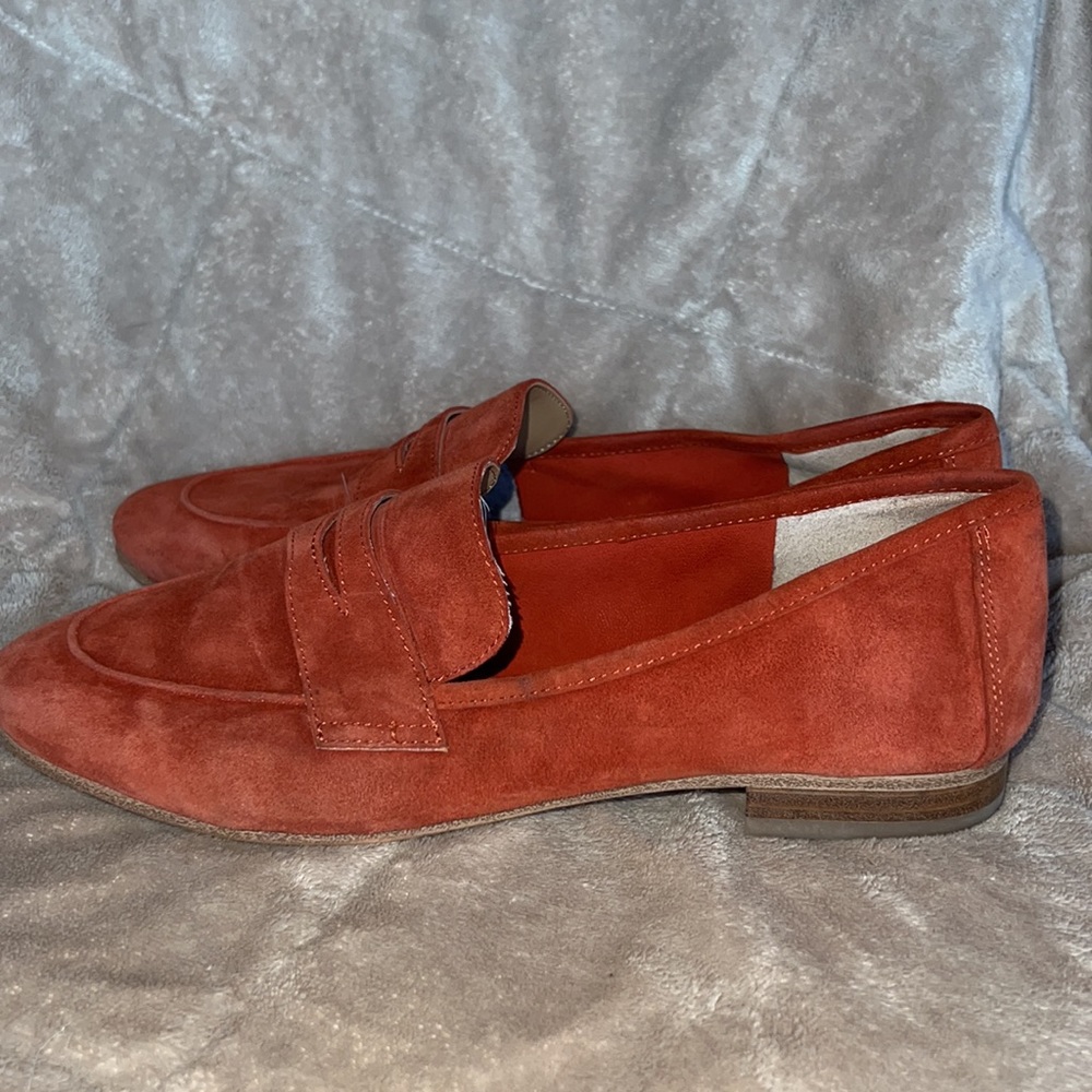 Marc Fisher Ltd Chang Penny Loafer In Rust- 8 - Gem